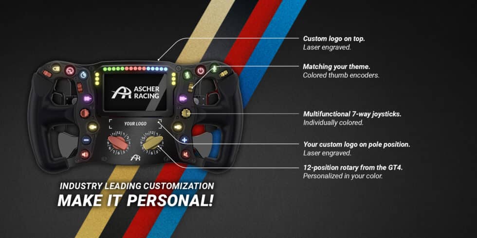 Ascher Racing présente Your Ultimate : un volant unique, à votre image ...
